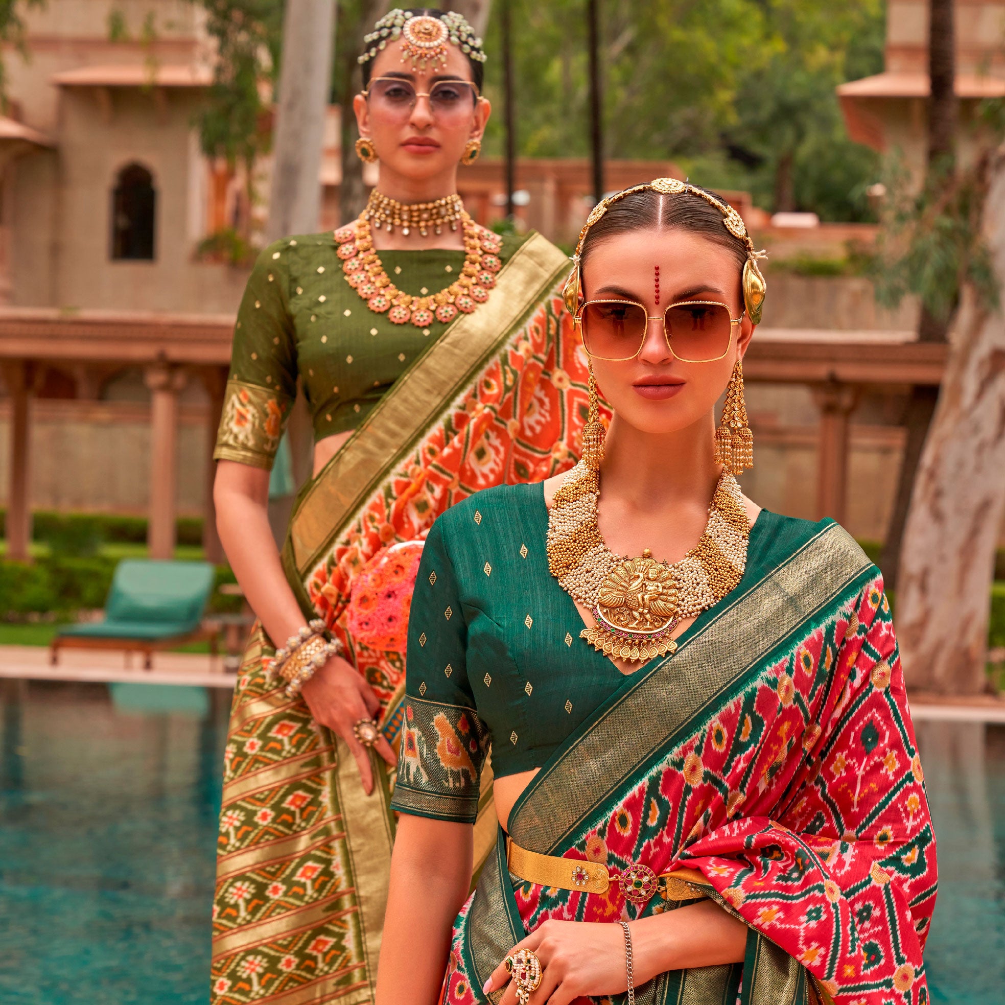 Patola Sarees in Silk | Pure & Traditional Handloom Patola Sarees ...