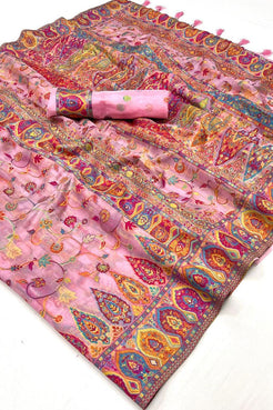 Buy Jamewar Kashmiri Saree Online | Saree Buta | zb130819
